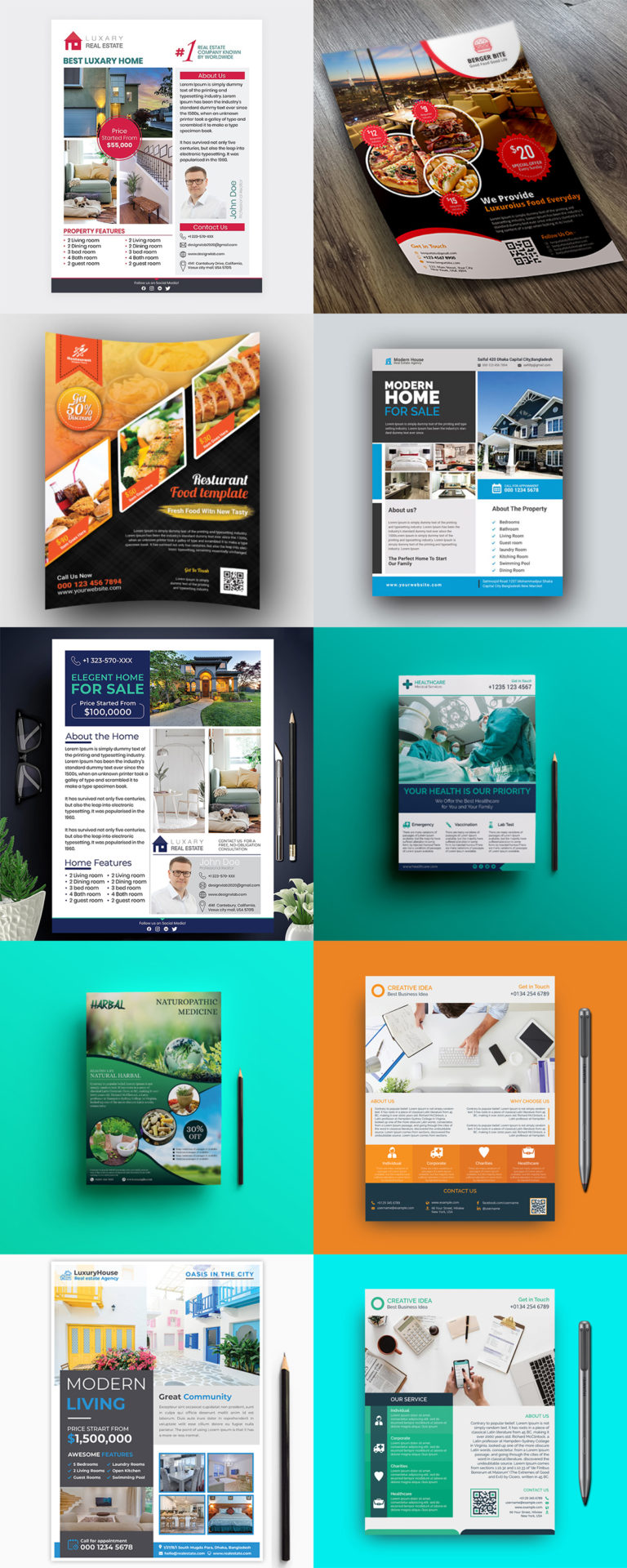 120 Flyer Templates Bundle with Extended License - CodeGrape Community Blog