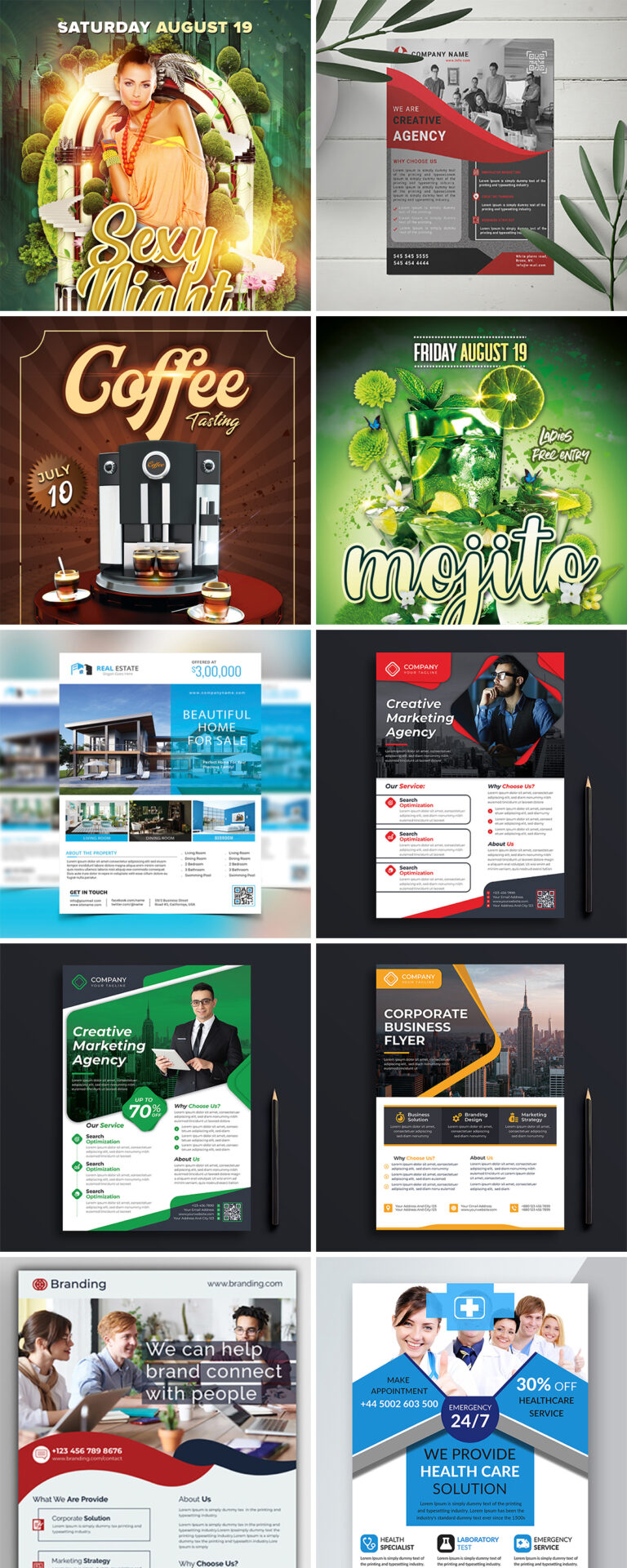 Royal Print Templates Bundle with 160 Items - Only $39 - CodeGrape ...